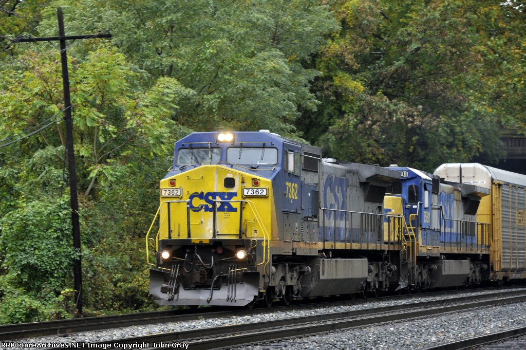 CSX 7362 (C40-8W)